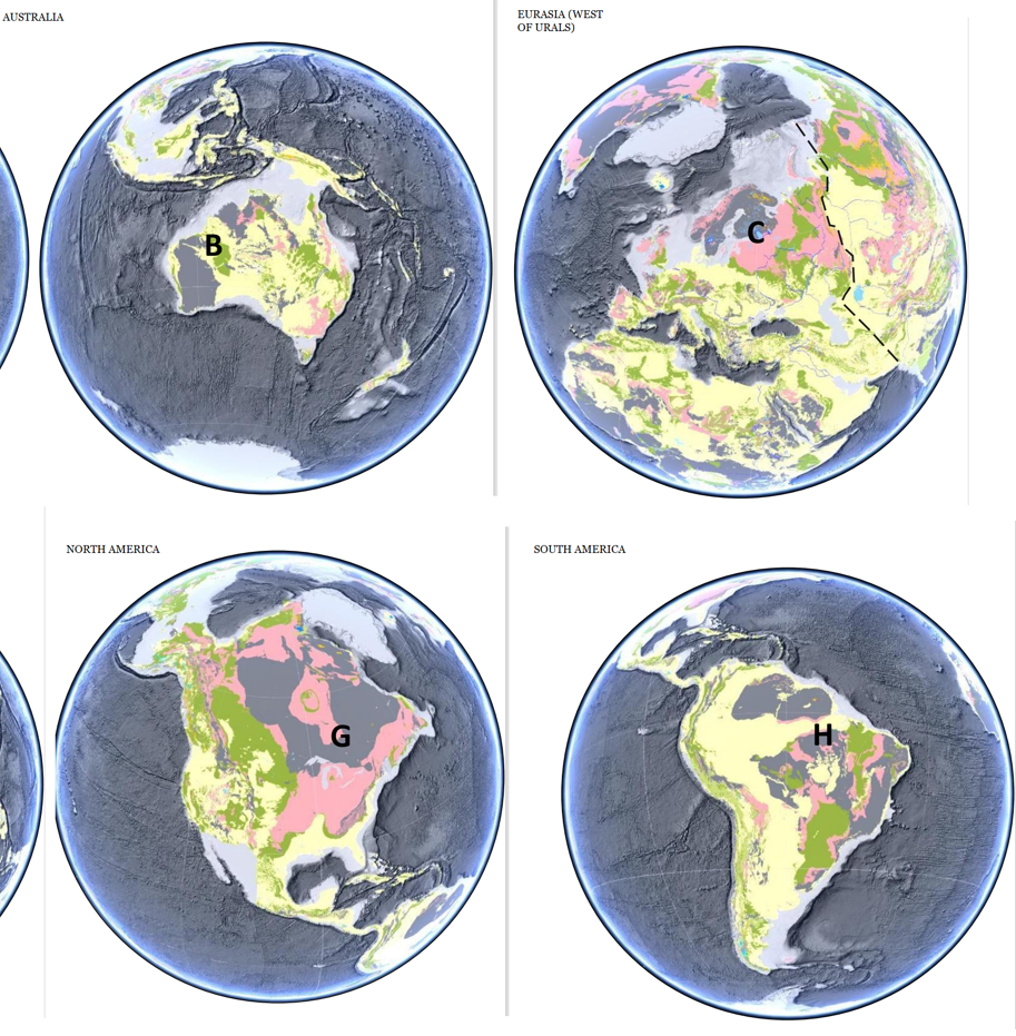 Cut out each of the seven continents, cutting along | Chegg.com