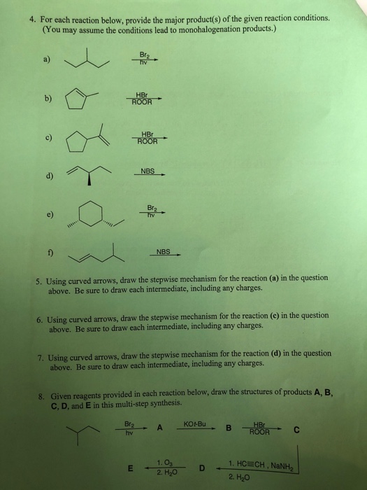 Solved 9. P ropose a multi-step synthesis to accomplish the | Chegg.com