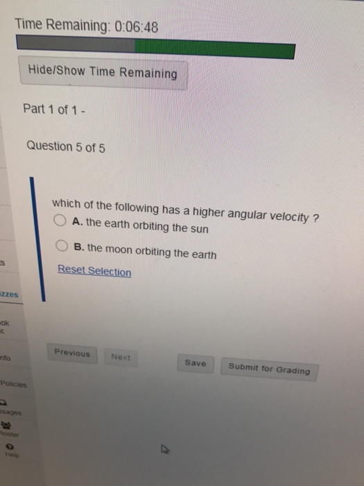 Solved Time Remaining: 0:06:48 Hide/Show Time Remaining Part | Chegg.com Solved Time Remaining: 0:06:48 Hide/Show Time Remaining Part | Chegg.com