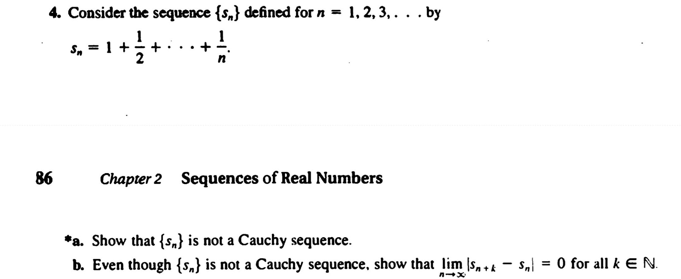 Solved 1,2,3,. . . by 4. Consider the sequence {s,,} defined | Chegg.com
