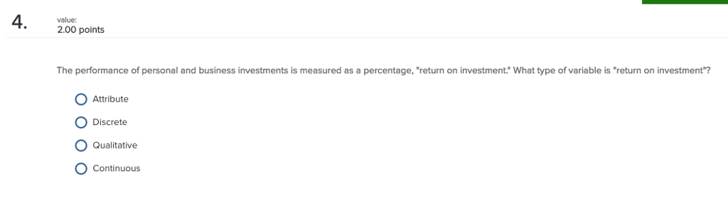 Solved 4 value: 2.00 points The performance of personal and | Chegg.com Solved 4 value: 2.00 points The performance of personal and | Chegg.com