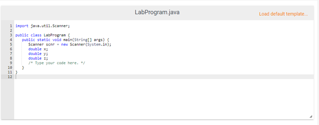 Solved 2.23 LAB: Using math methods Given three | Chegg.com