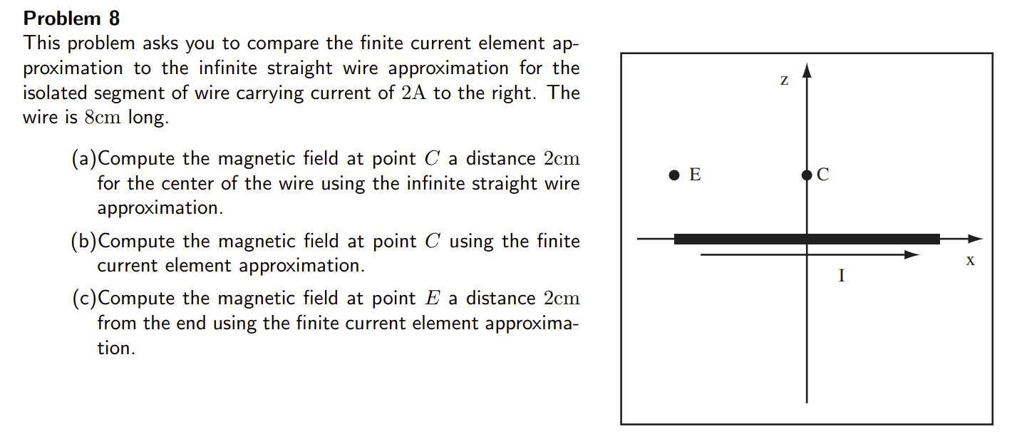 This problem asks you to compare the finite current | Chegg.com