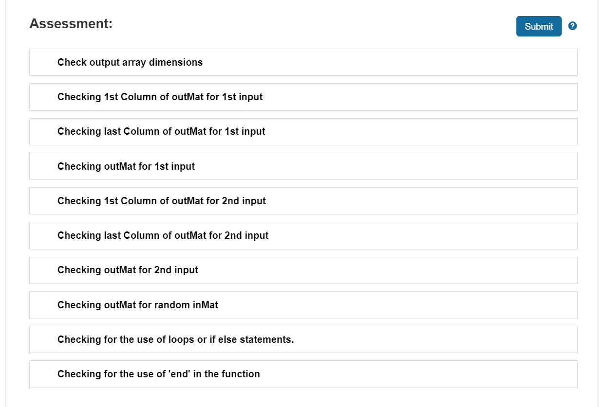 Solved 2D Arrays Write a function called GenMat that takes a | Chegg.com
