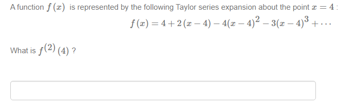 Solved A function f(x) is represented by the following | Chegg.com