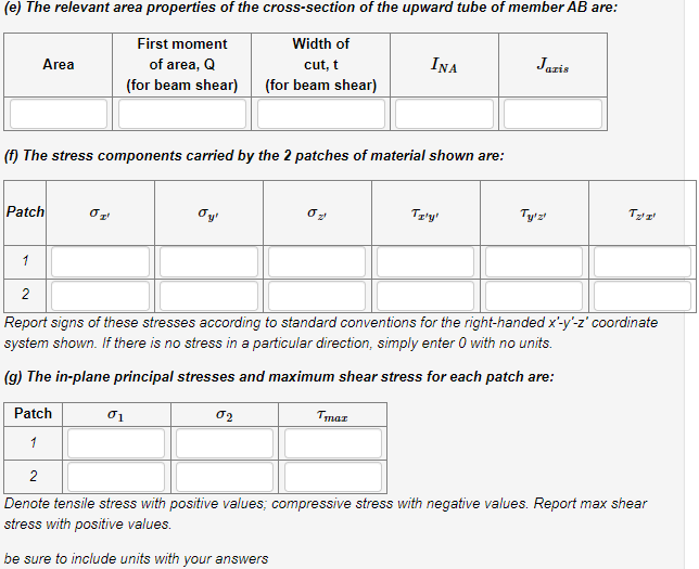 Solved Dimensions: Problem Statement: In the frame shown, | Chegg.com