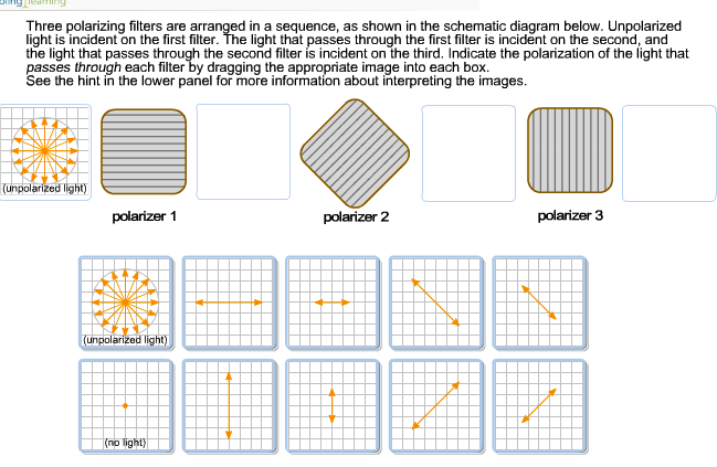 Solved Three polarizing filters are arranged in a sequence, | Chegg.com