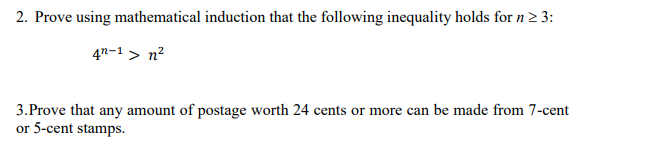 Solved 2. Prove using mathematical induction that the | Chegg.com
