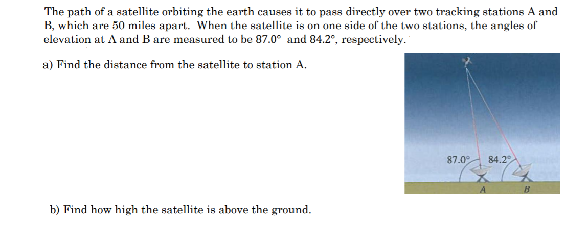 Solved The path of a satellite orbiting the earth causes it | Chegg.com