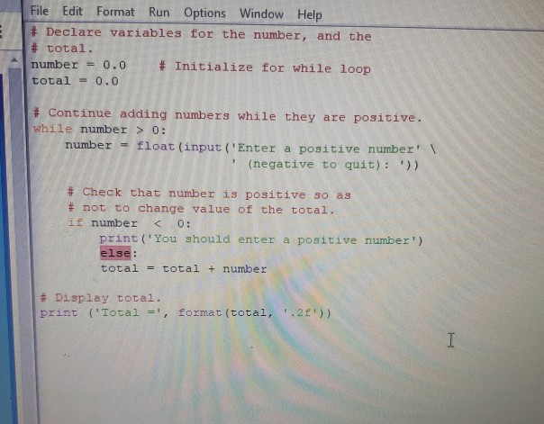 Solved File Edit Format Run Options Window Help # Declare | Chegg.com
