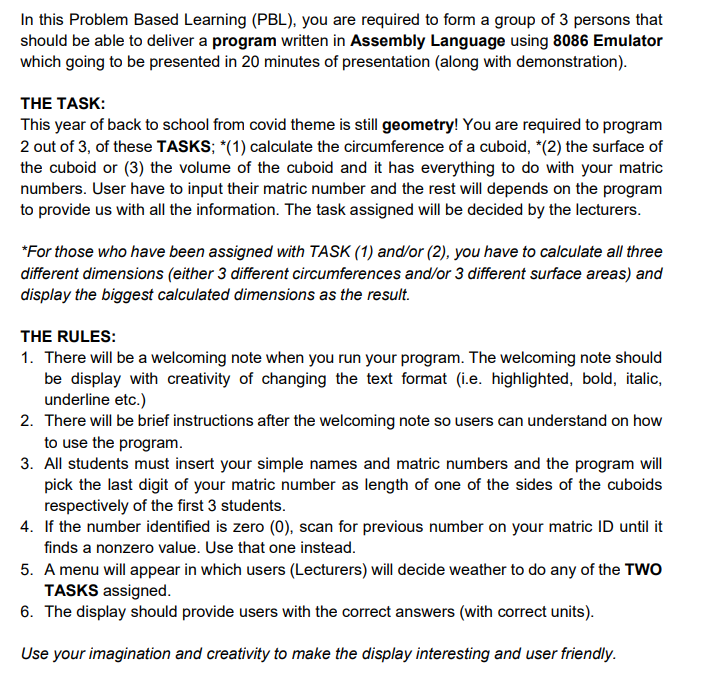 THE EXPECTATION: 1. You should understand the steps | Chegg.com