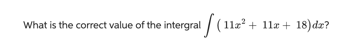 Solved What is the correct value of the intergral | Chegg.com