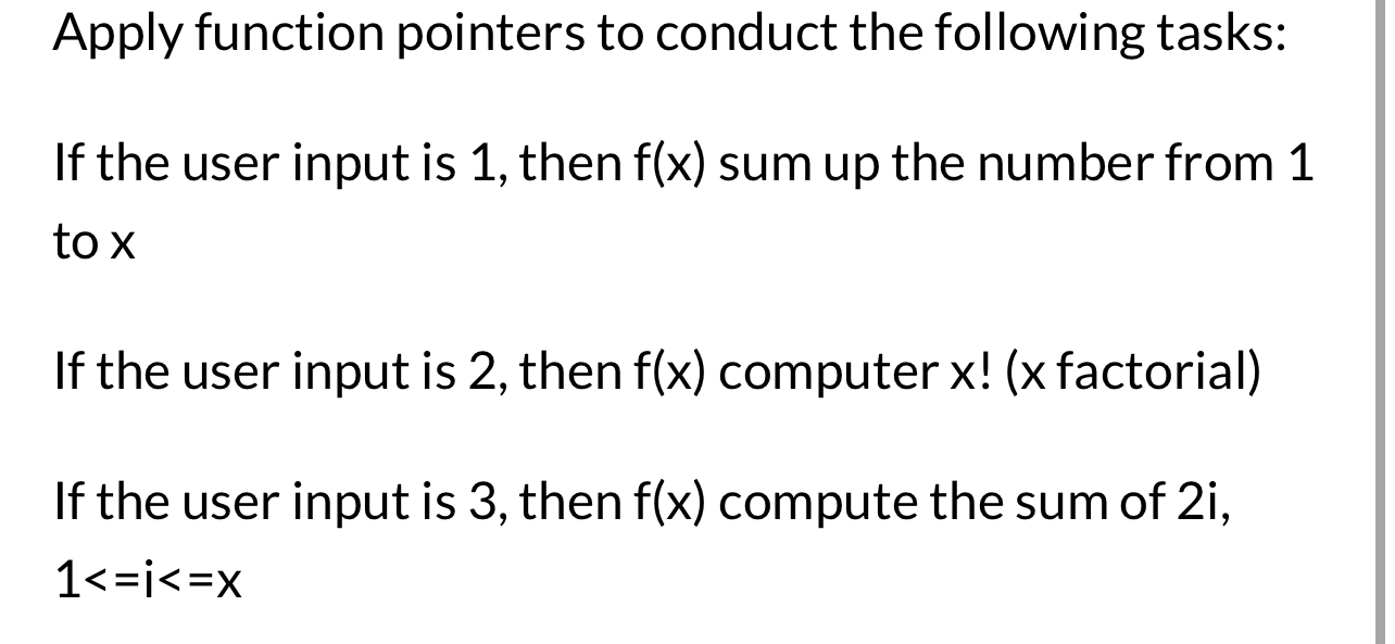 A function pointer is a variable that stores the | Chegg.com