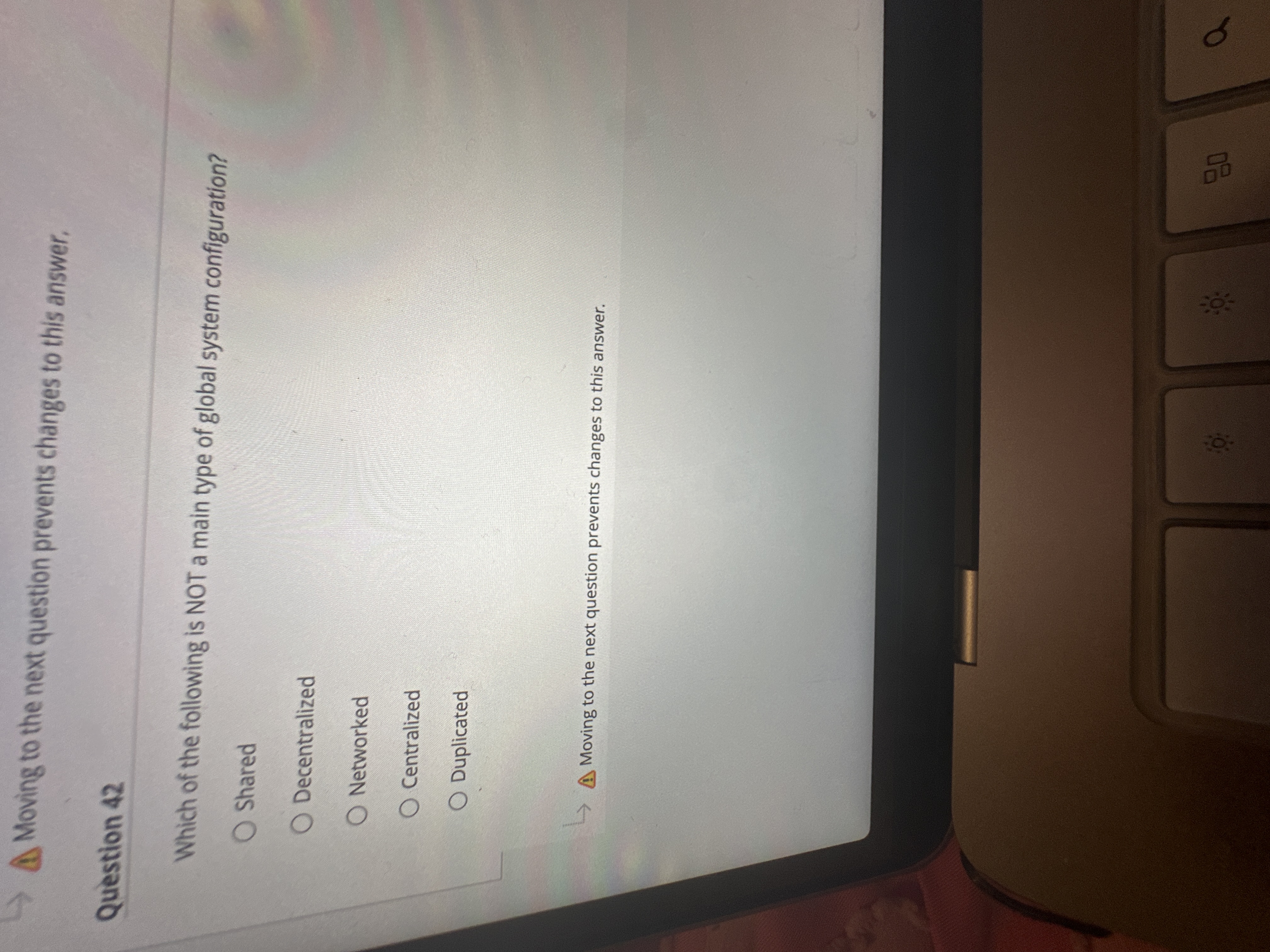 Solved Question 42Which of the following is NOT a main type | Chegg.com