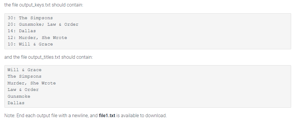 Solved the tile output_keys.txt should contain: 30: The | Chegg.com