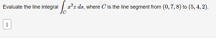Solved Evaluate the line integral ∫Cx2zds, where C is the | Chegg.com