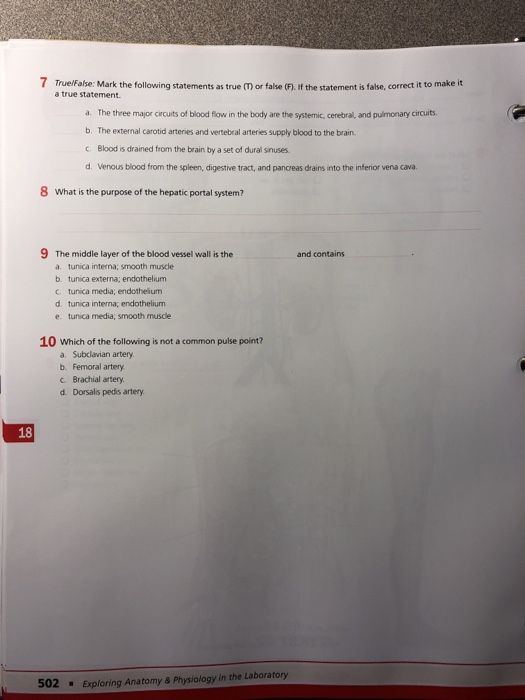 Solved Name Section UNIT 18 Check Your Recall REVIEW 1 Label | Chegg.com