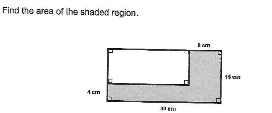 Solved Find the area of the shaded region. | Chegg.com