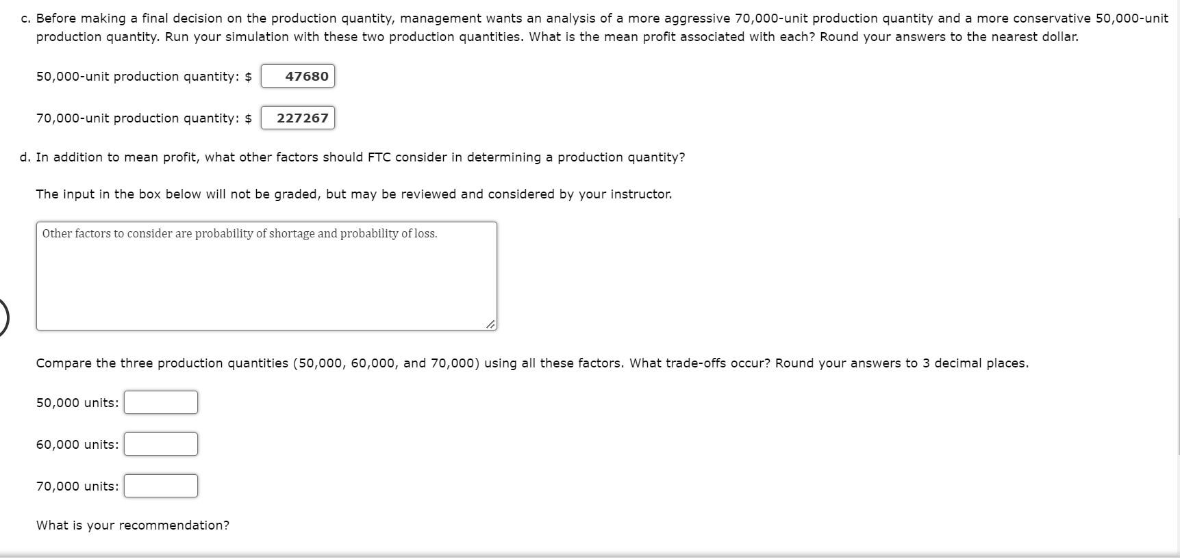 Solved PLEASE ANSWER USING EXCEL AND SHOWING ALL | Chegg.com