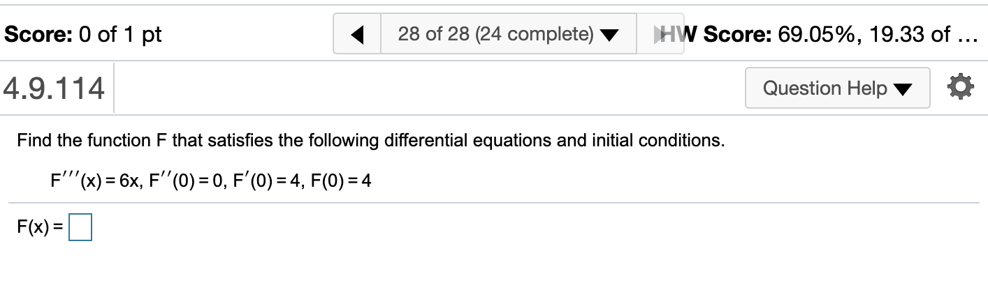 Solved Score: 0 of 1 pt 18 of 28 (24 complete) N Score: | Chegg.com