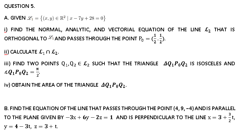 HELPME PLEASE! TOPIC: ANALYTIC GEOMETRY SUBTOPIC: | Chegg.com
