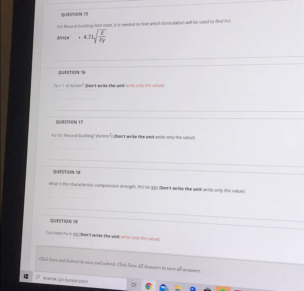 Homework 6 Determine whether the column shown in | Chegg.com