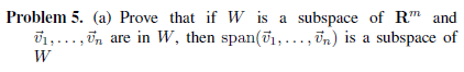 Solved 3.2 Subspaces of Rn; bases and linear independence | Chegg.com