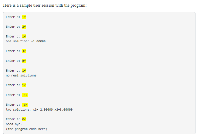 Solved Problem 2. Quadratic Equations A quadratic equation | Chegg.com