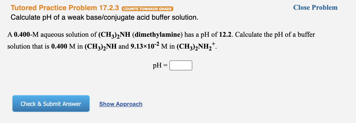 Solved Close Problem Tutored Practice Problem 17.2.3 COUNTS | Chegg.com