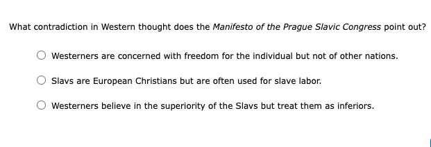 Manifesto of the Prague Slavic Congress June 1848 1 | Chegg.com