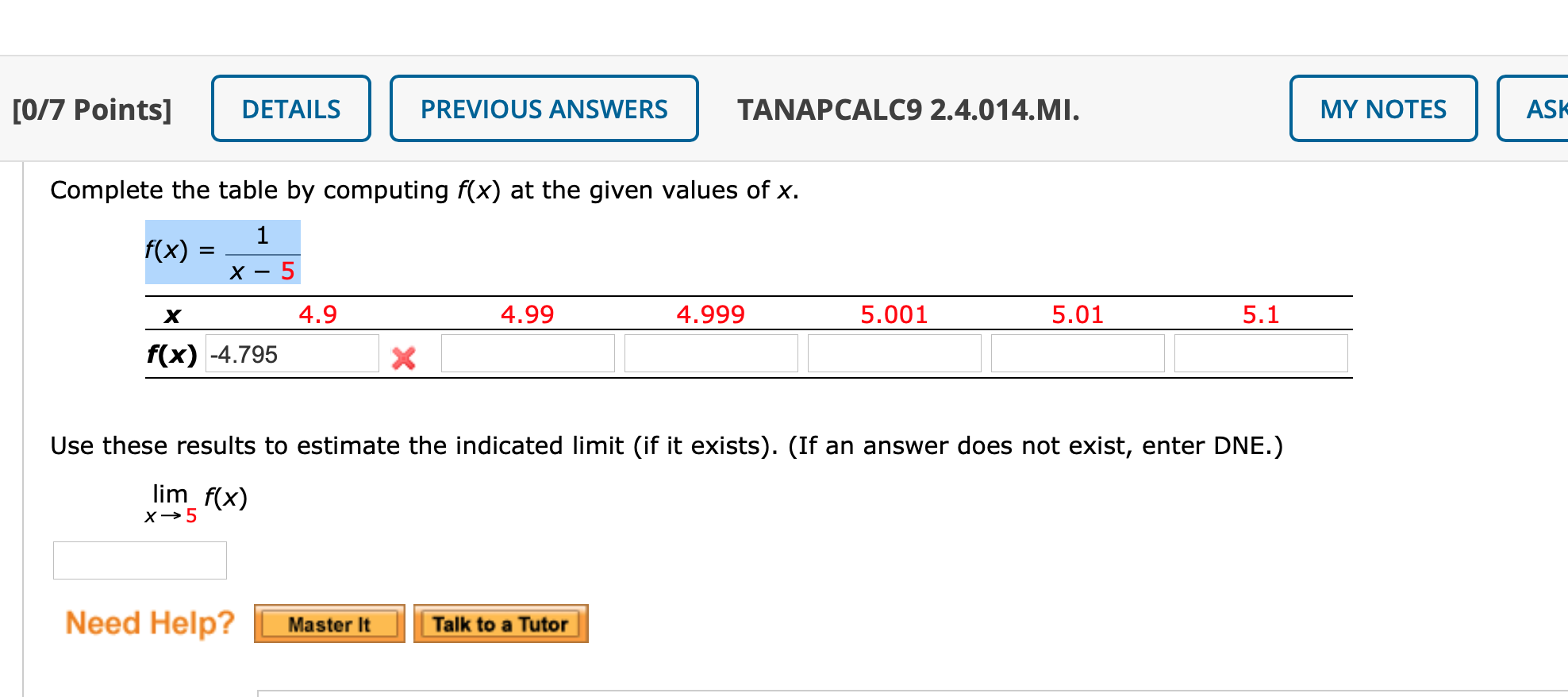 Solved Complete the table by computing f(x) at the given | Chegg.com