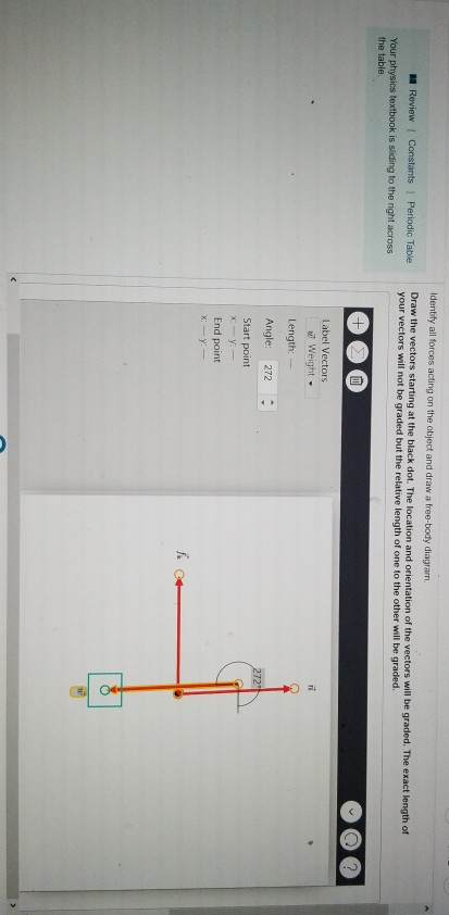 Solved Identify all forces acting on the object and draw a | Chegg.com