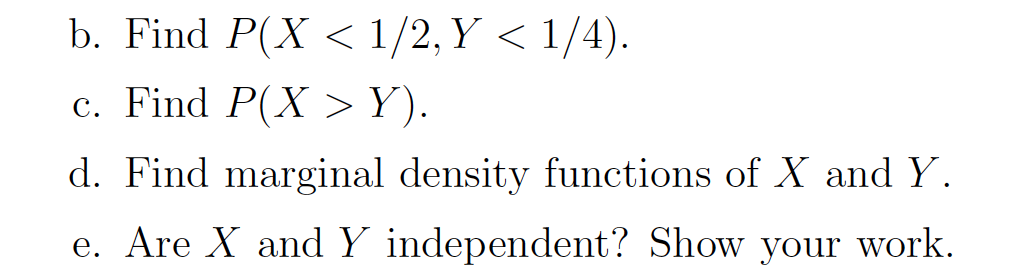 Solved 4. Let X and Y be two random variables with a joint | Chegg.com
