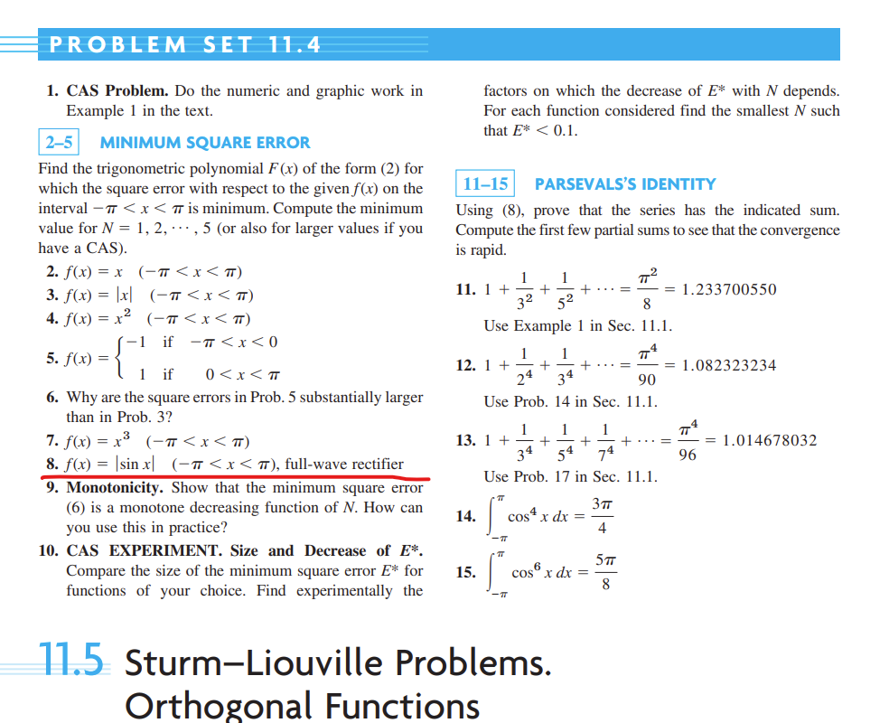 Solved 1. CAS Problem. Do the numeric and graphic work in | Chegg.com