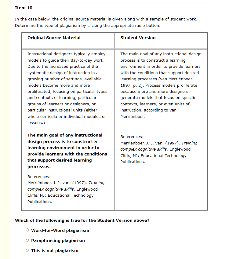 Solved In the case below, the original source material is | Chegg.com