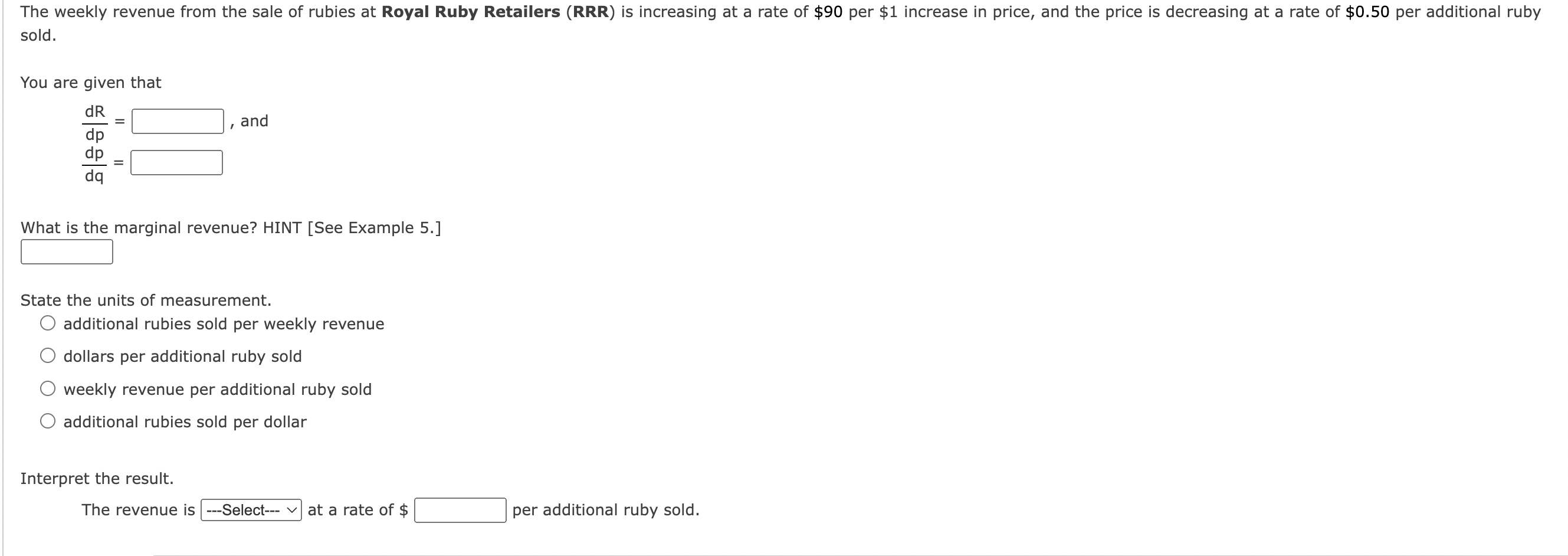 Solved sold. You are given that dpdR=dqdp=, and What is the | Chegg.com