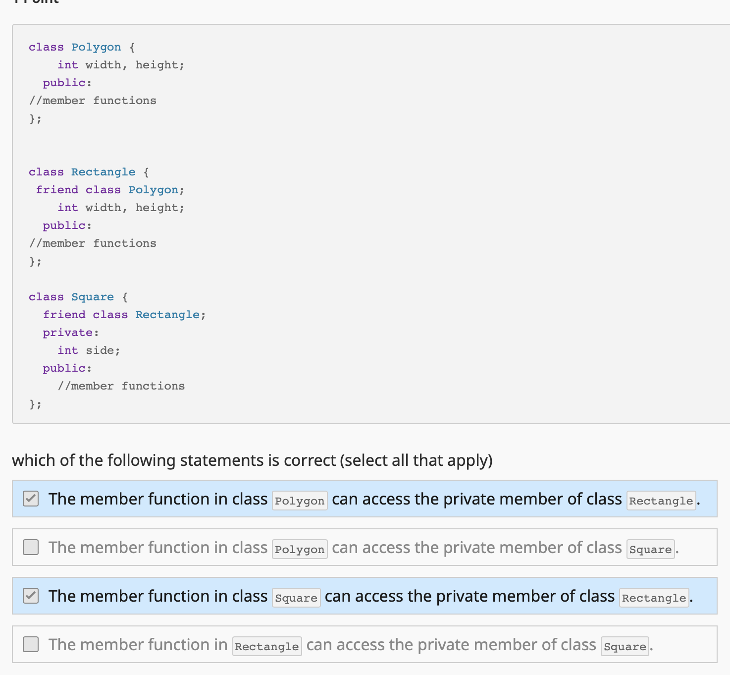 Solved Suppose class D inherits from B. Suppose we defined | Chegg.com