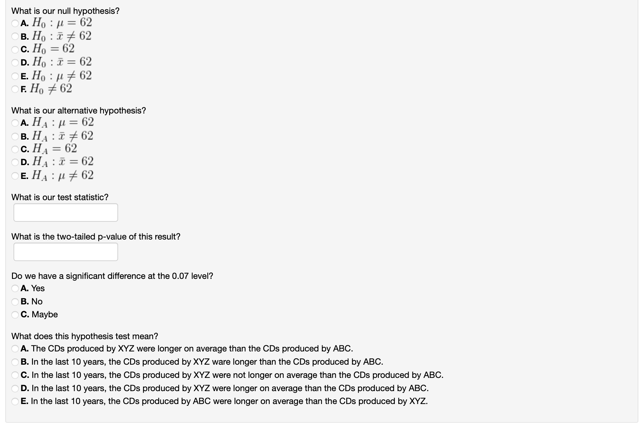 Solved Use this data to construct a 93% confidence interval. | Chegg.com