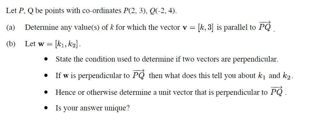 Solved Let P, Q be points with co-ordinates P(2, 3), Q(-2, | Chegg.com Solved Let P, Q be points with co-ordinates P(2, 3), Q(-2, | Chegg.com