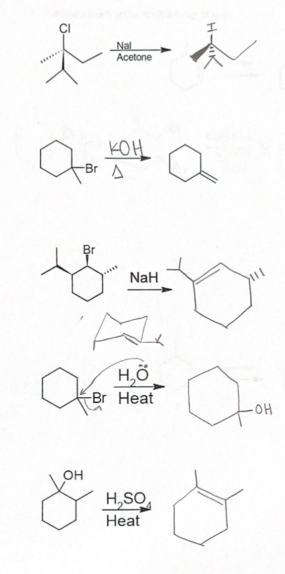 Solved 6. Fill in the missing component (substrate, reagent, | Chegg.com
