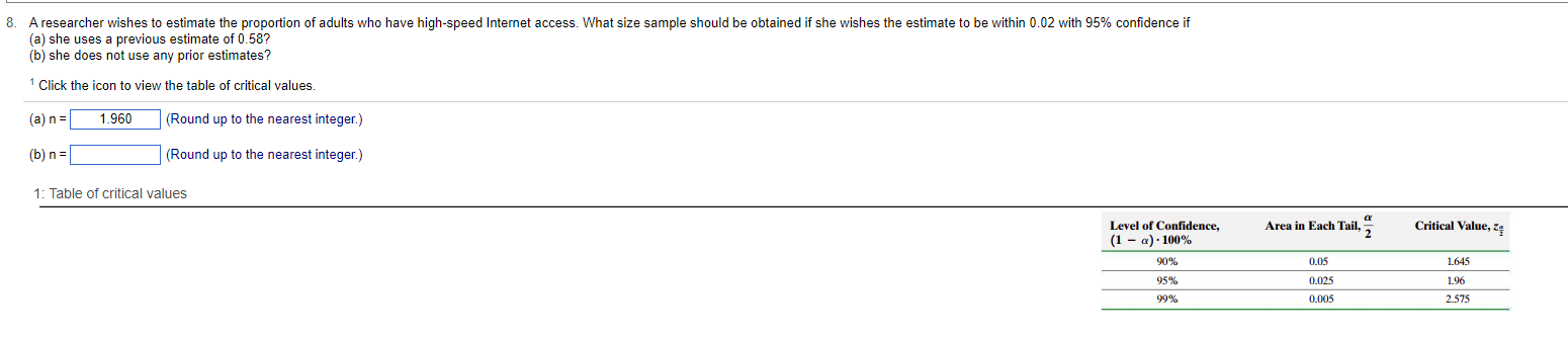 Solved 8. A researcher wishes to estimate the proportion of | Chegg.com