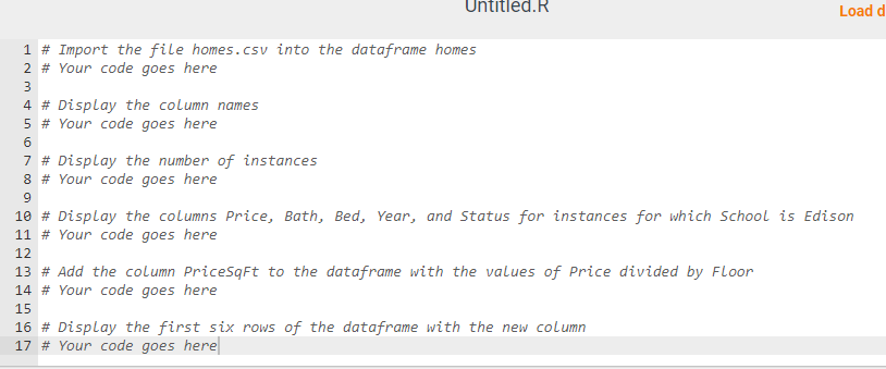 Solved The homes dataset contains 18 features giving the | Chegg.com