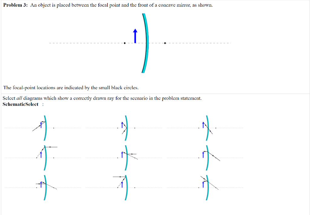 Solved: Problem 3: An Object Is Placed Between The Focal P... | Chegg.com