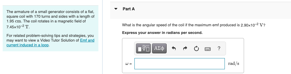 Solved Part A Shrinking Loop. A circular loop of flexible | Chegg.com