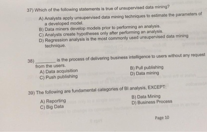 Solved 37) Which of the following statements is true of | Chegg.com