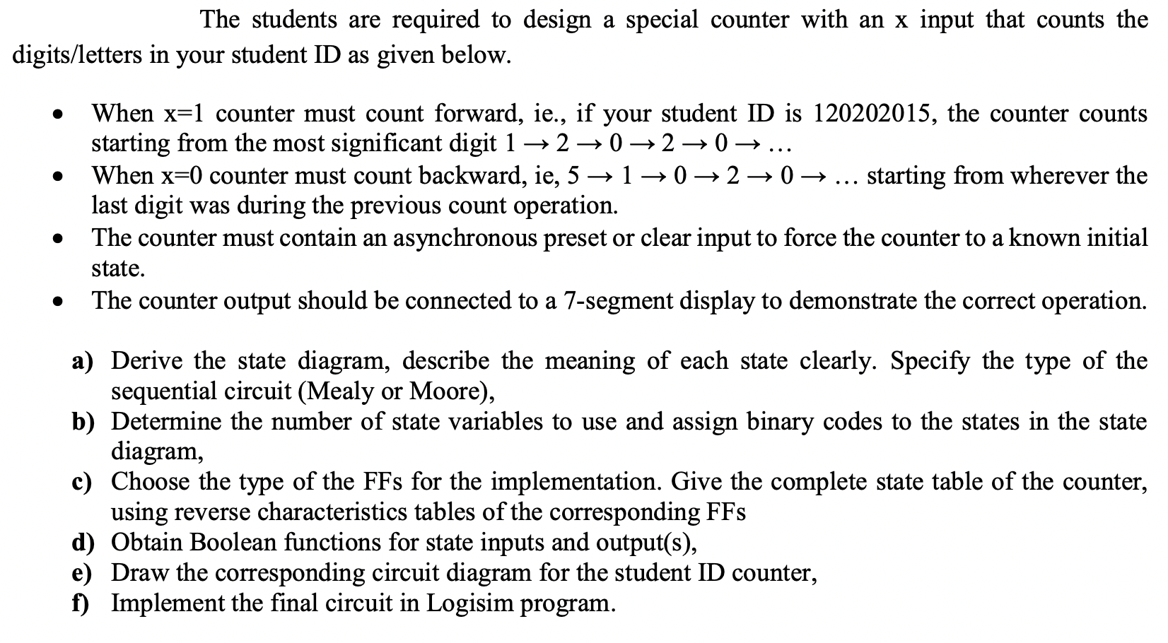 Solved can you solve this for id = 121200113 and draw the | Chegg.com