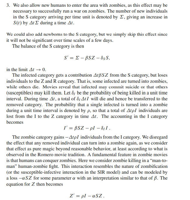 Exercise E.46: Simulate human-zombie interaction | Chegg.com
