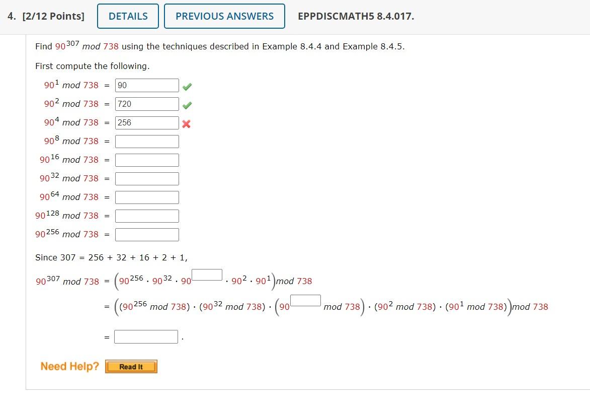 Solved 4. [2/12 Points] DETAILS PREVIOUS ANSWERS | Chegg.com