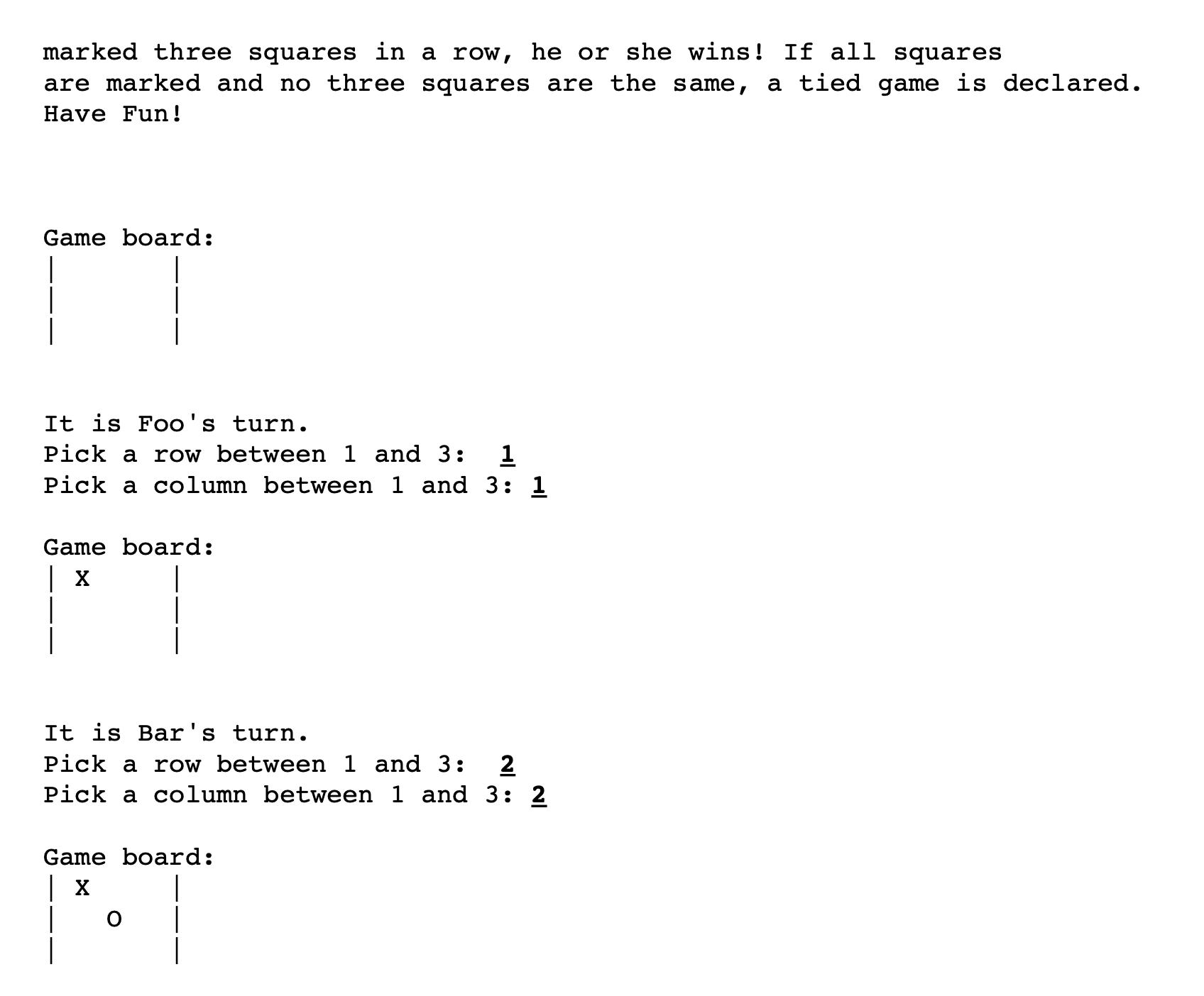 Solved Write a program that allows two people to play a game | Chegg.com
