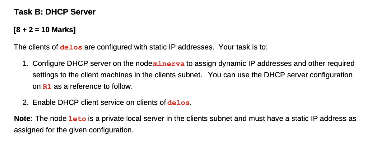 Solved Network Configuration and Security Introduction For | Chegg.com